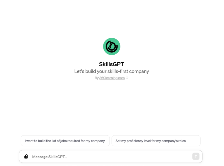 360Learning dévoile SkillsGPT, la première bibliothèque de compétences et d’emplois générée par ...